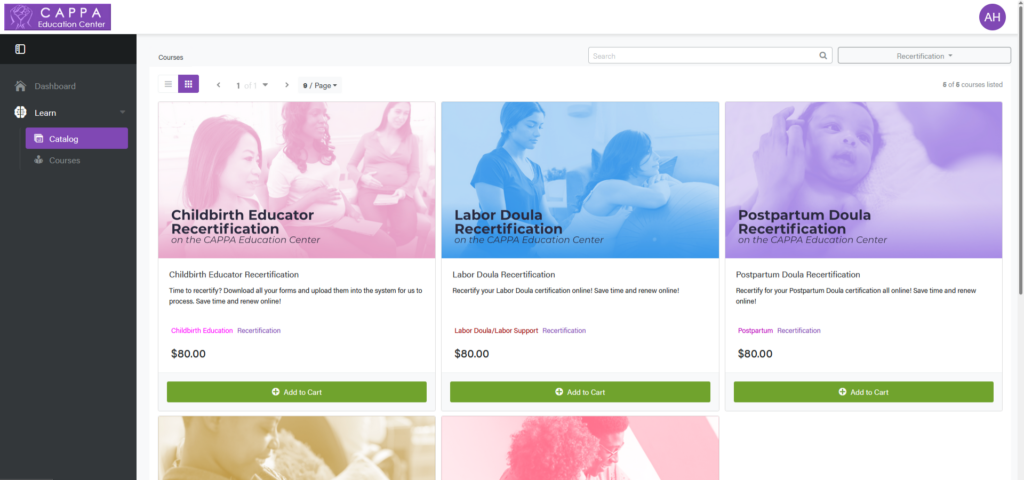 Online Recertification with CAPPA | CAPPA